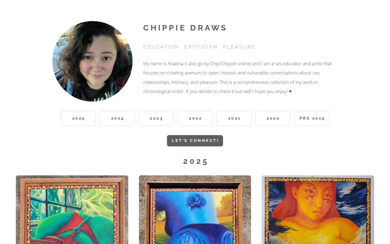 Chippie Draws: Comprehensive Works